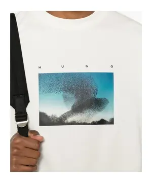 Hugo Boss Graphic Print Long Sleeve Sweatshirt
