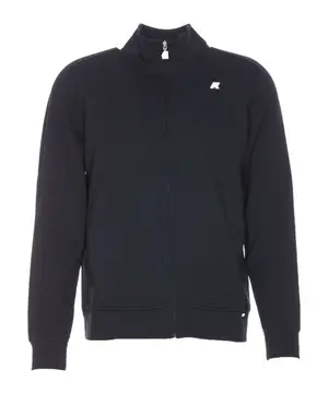 K-WAY K-Way Hayce Interlock Zip-Up Jacket Black
