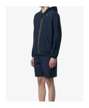 K-WAY Hooded Zip-up Jacket With Silicone Logo