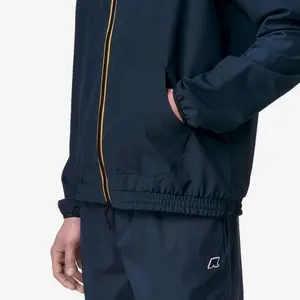 K-WAY Hooded Zip-up Jacket With Silicone Logo
