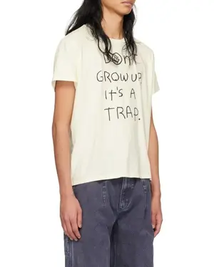 R13 Don't Grow Up Printed T-shirt