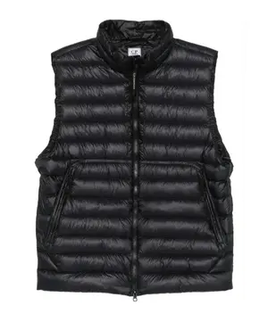 C.P. COMPANY Lens-detail Gilet - Blue
