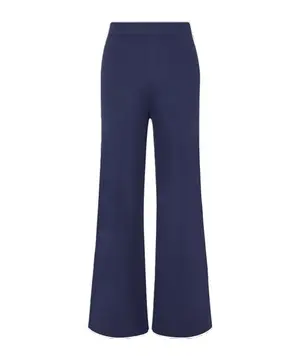 P.a.r.o.s.h Elastic Waist Casual Pants - Blue