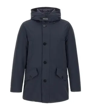 Woolrich Hooded Cotton Jacket - Black