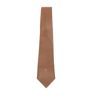 SUNFLOWER Pointed Leather Tie