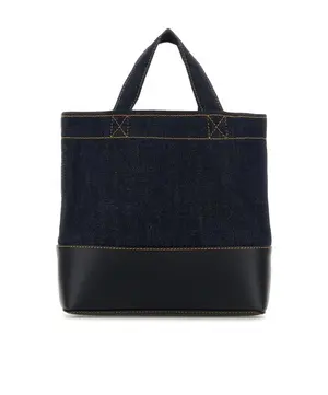 A.p.c. Denim Mini Axel Tote Bag