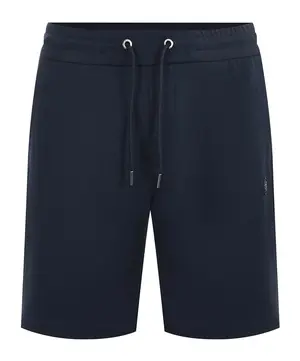 Hugo Boss Logo Patch Drawstring Shorts - Black