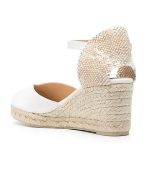 CastaÑer Bare-back Braided Heels