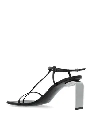 JIL SANDER Thong Strap Heeled Sandals