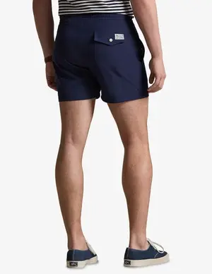 Polo Ralph Lauren Logo Embroidered Drawstring Swim Bottoms