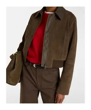 Vince Suede Blouson Jacket