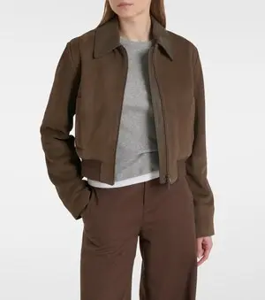 Vince Suede Blouson Jacket