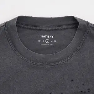 Satisfy Sleeveless T-shirt With Distressed Details - No