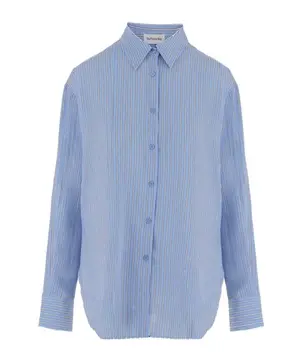 THE FRANKIE SHOP Striped Long Sleeve Shirt
