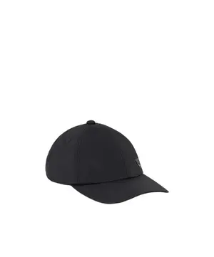 Emporio Armani Logo-plaque Cap - Black