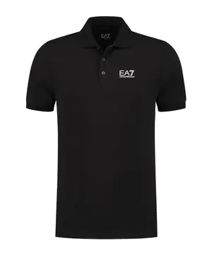 EA7 Logo Printed Polo Shirt