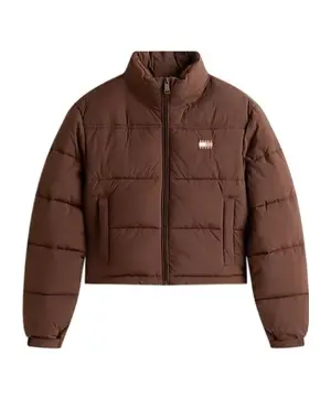 Tommy Hilfiger Long-sleeved Zippered Cotton Jacket - Brown