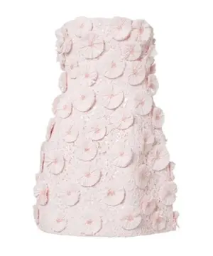 Simkhai Holland Embellished Bustier Dress - Pink