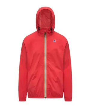 K-WAY Le Vrai 4 0 Claude Zip Hooded Jacket - Red