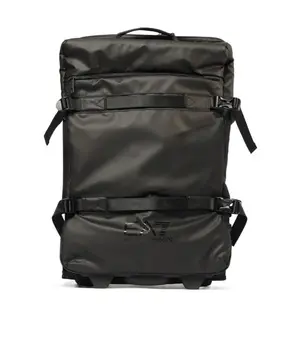 EA7 Logo-detail Top-handle Luggage - Black