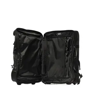 EA7 Logo Detail Buckle Strap Luggage