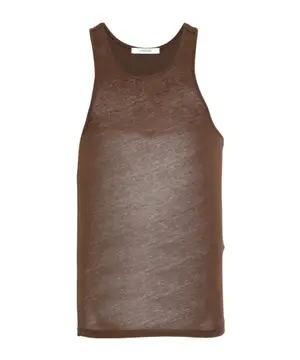 ENTIRE STUDIOS Muscle Tank Top - Brown