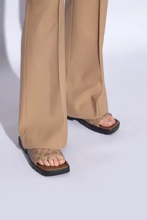 COACH Florence Leather Sandals