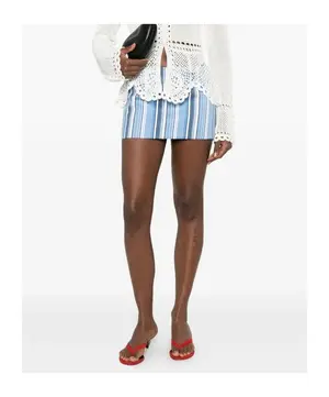 THE FRANKIE SHOP Striped Midi Skirt
