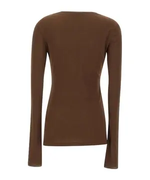 ENTIRE STUDIOS Sheer Long Sleeve Top