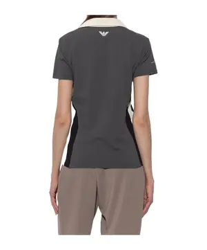 EA7 Logo-print Colourblock T-shirt