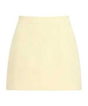 PATOU Cotton Blend Skirt - Limelight
