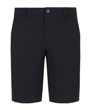 Armani Exchange Straight-leg Chino Shorts - Black