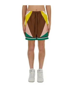 Casablanca Drawstring Shorts With Pocket Trim