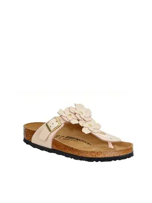 BIRKENSTOCK Gizeh Flowers Thong Sandals - Nude
