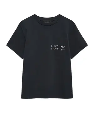 ANINE BING Shelley Graphic T-shirt - Black