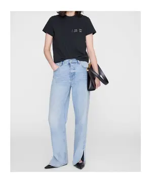 ANINE BING Shelley Graphic T-shirt - Black