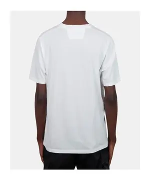 C.P. COMPANY T-shirt Logo Central À Manches Courtes