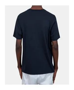 C.P. COMPANY T-shirt Logo Central À Manches Courtes - Black