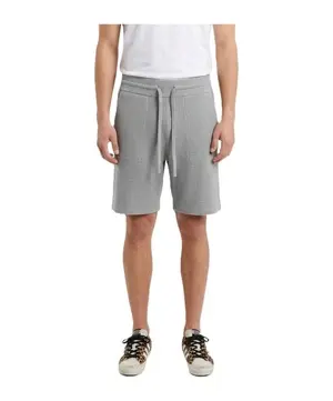 ROBERTO COLLINA Drawstring Textured Shorts