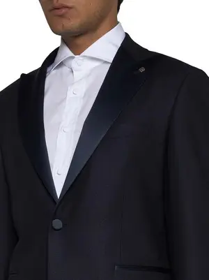 Tagliatore Satin Lapel Tuxedo Suit