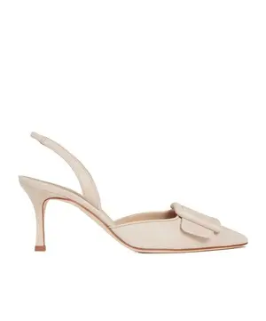 Manolo Blahnik Slingback High Heel Sandals - Pink
