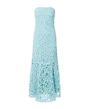 Simkhai Lace Guipure Cotton-blend Bustier Dress - Blue