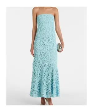 Simkhai Lace Guipure Cotton-blend Bustier Dress