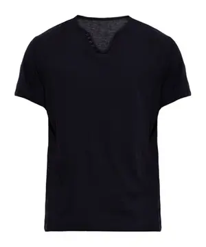 Zadig&Voltaire Monastir Button-detail T-shirt - Black