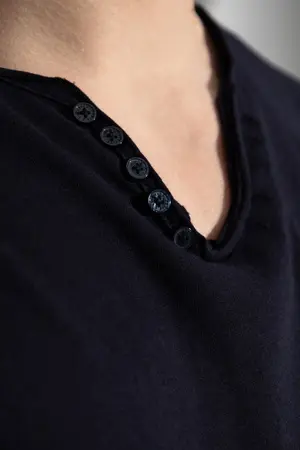 Zadig&Voltaire Monastir Button-detail T-shirt