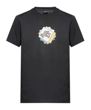 Paul Smith Zebra Print Crewneck T-shirt - Black