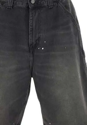 Carhartt Og Single Knee Paint-splatter Shorts