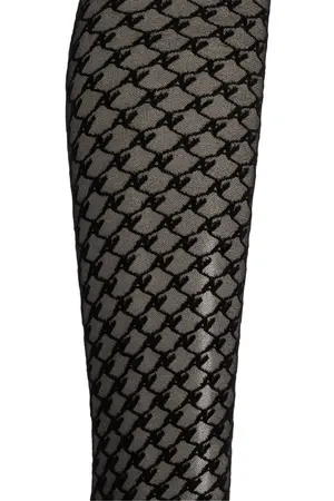 AVAVAV Logo Pattern Tights