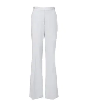 Gabriela Hearst Wool And Silk Flared Pants - White