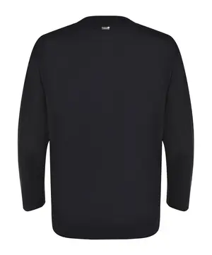 Herno V-neck Side-slit Knitted Sweater